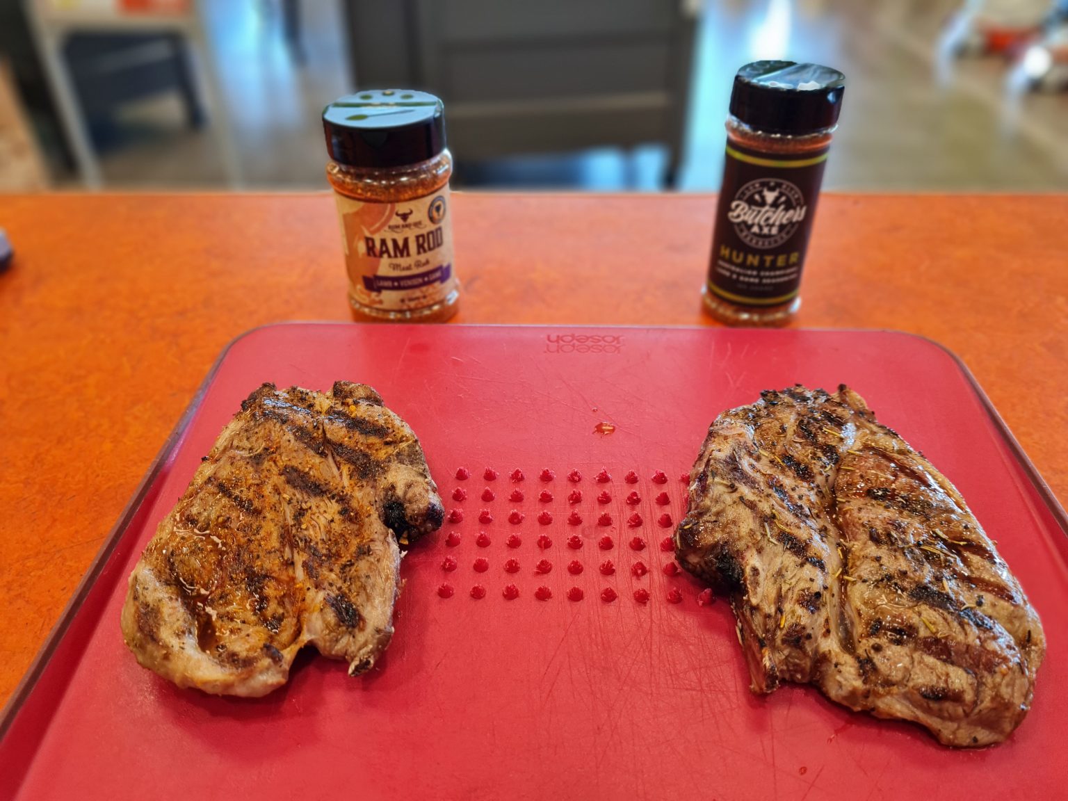 Taste Test: "Hunter" and "Ram Rod" on Lamb Shoulder Chops